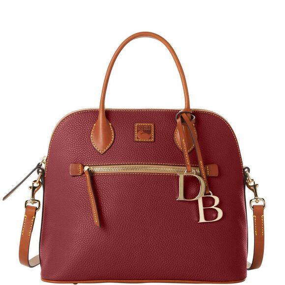 Dooney & Bourke | Bags | Dooney Bourke Pebble Grain Large Domed Satchel ...